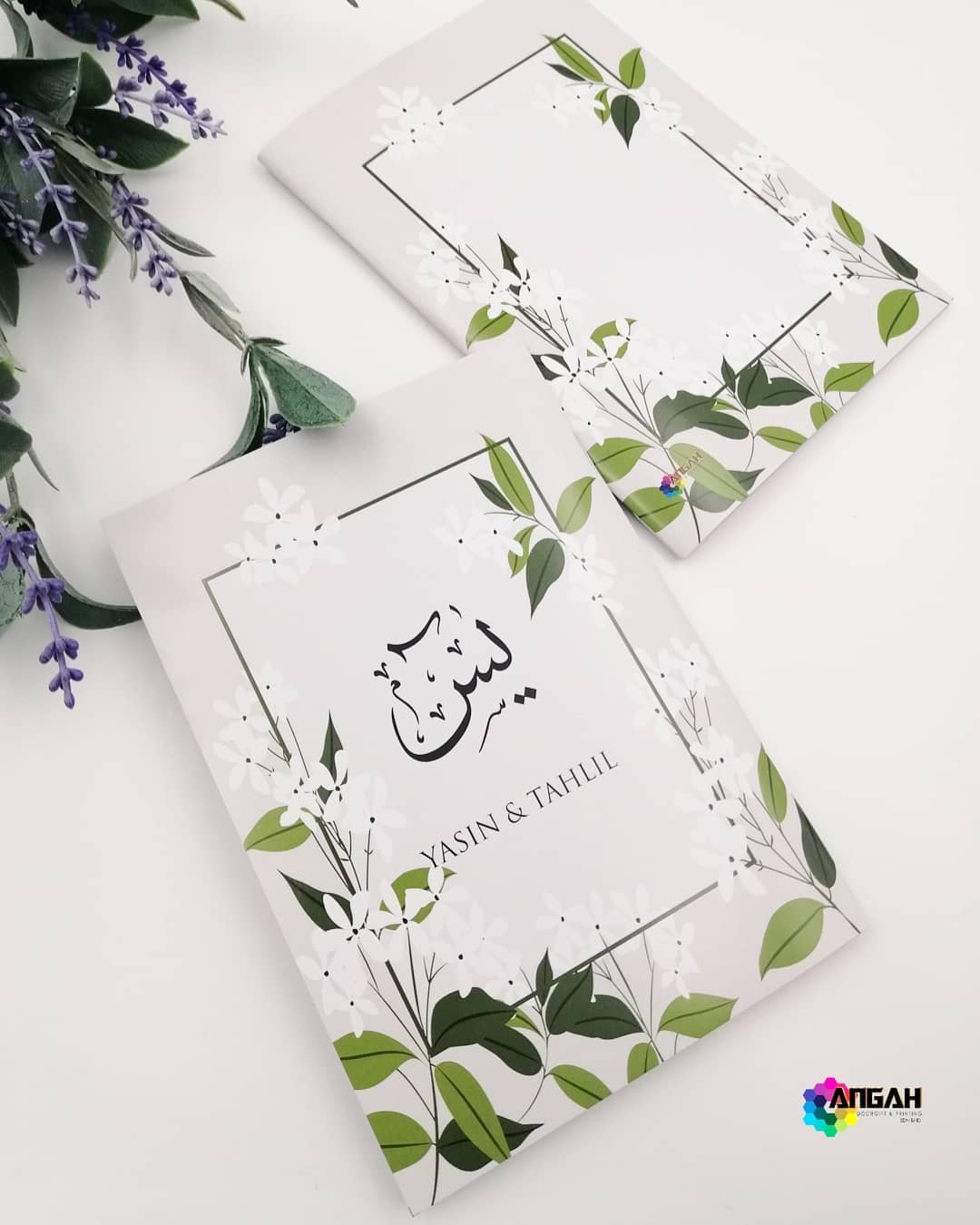 Buku Yasin Custom Cover Saiz Yasin Big untuk Tahlil Arwah | BUKU YASIN ...